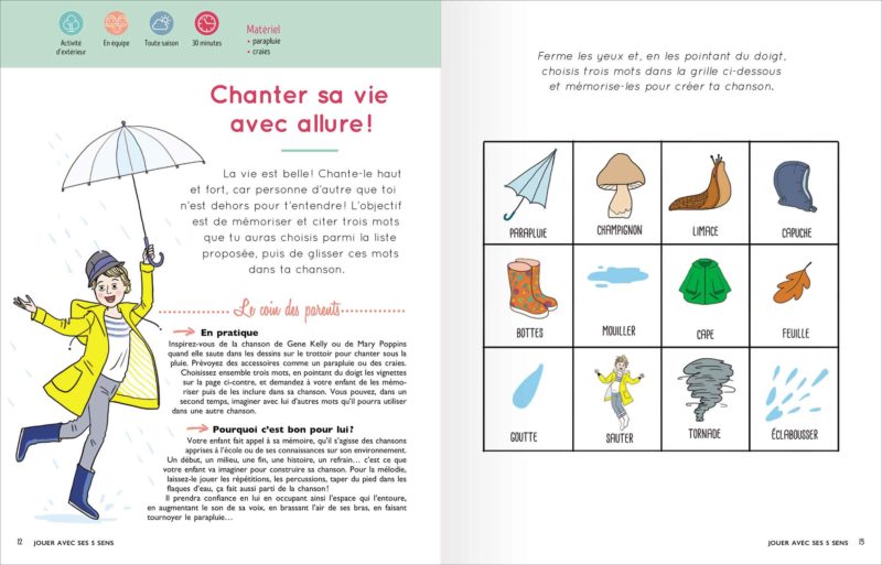Mon p’tit cahier d’activités : Jours de pluie | L'atelier de Stephanie ...